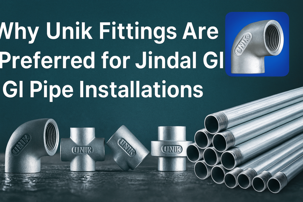 Why Unik GI Fittings Are Preferred for Jindal GI Pipe Installations - C ...
